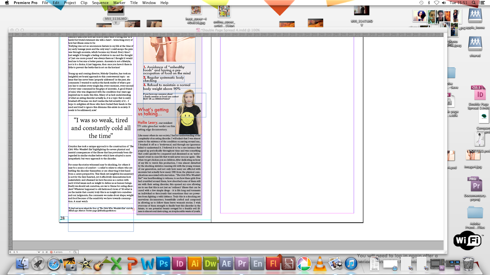 Aimee-Jade Corner A2 Media Coursework: Developing my Double Page Spread ...
