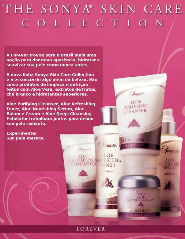 Luxuoso Sonya Skin Care Collection - Saúde Forever Living