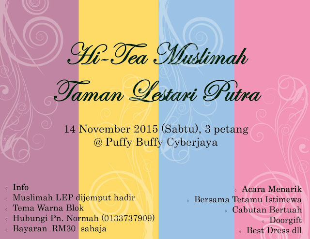 fiezabard: HI-TEA COLOR BLOCK YANG PALING HAPPENING DI PUFFY DUFFY