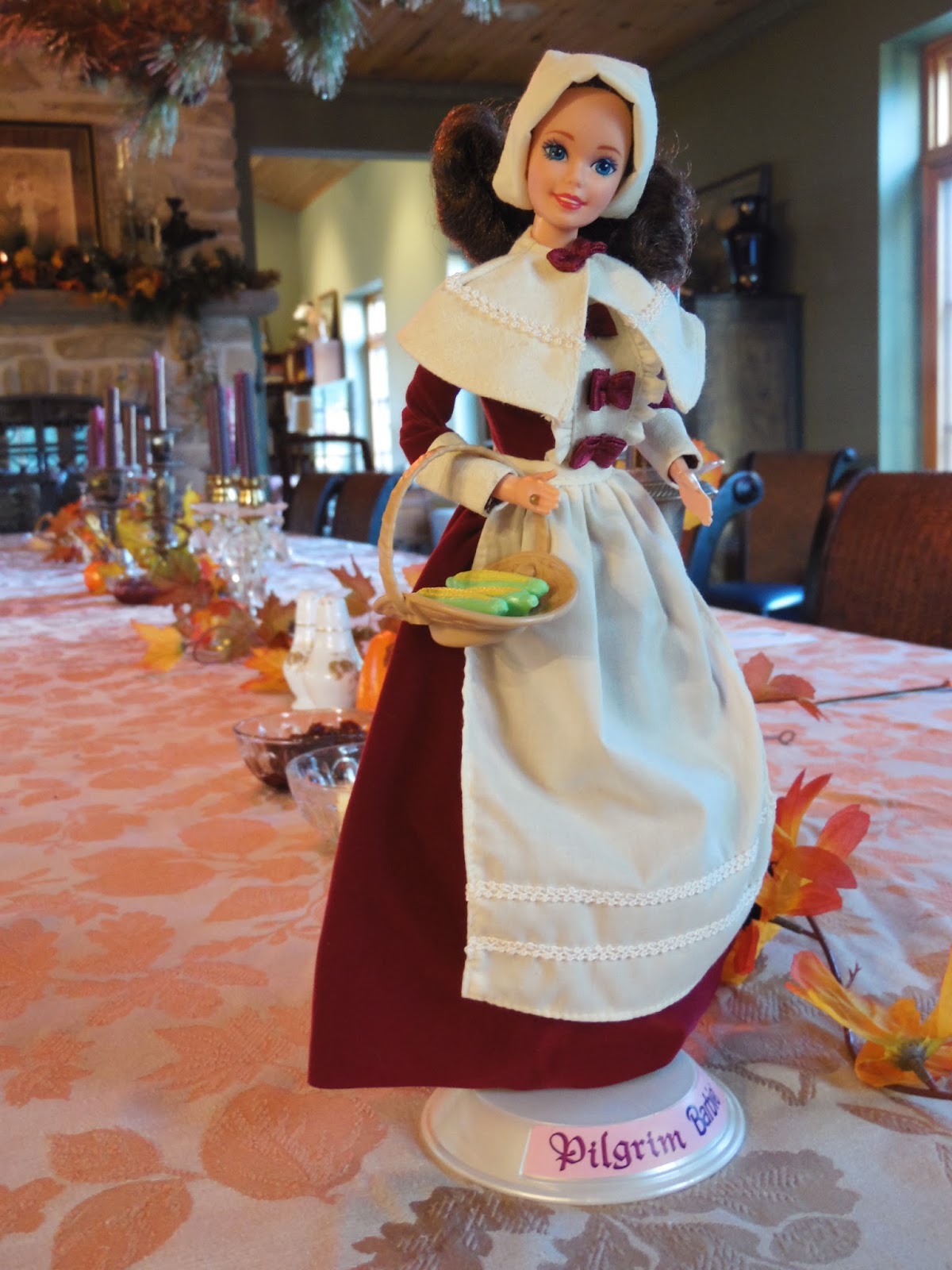 Christina Articulates: Happy Canadian Thanksgiving, from Pilgrim Barbie!