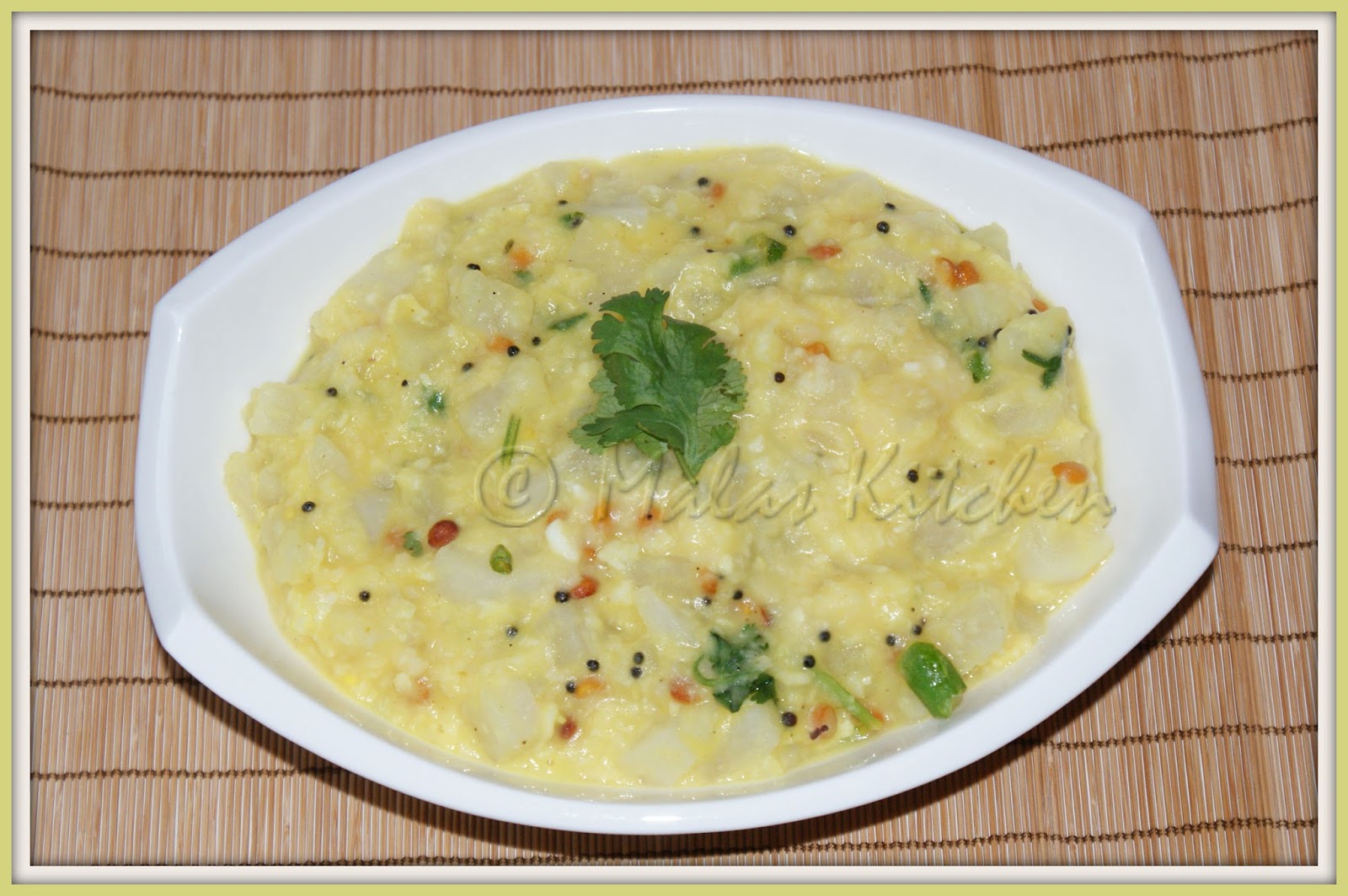 Moolangi Karimbdh / Radish Curry - Malas-Kitchen