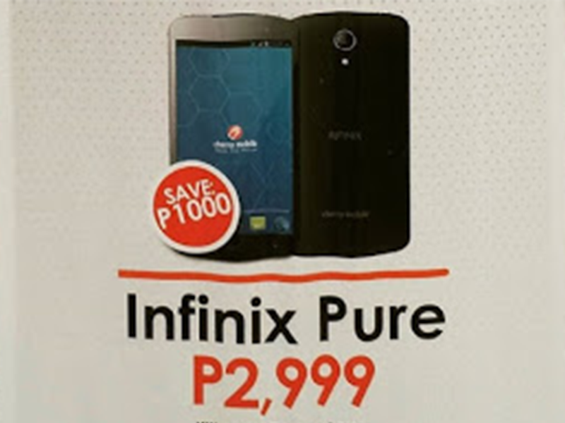 Cherry Mobile Infinix Pure Gets A Price Cut! The Cheapest Octa Core ...