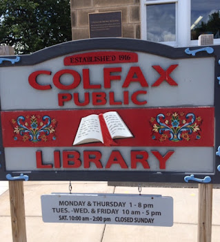 Reading in Colfax: New Sign