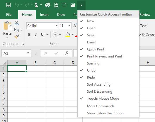 How to customise quick access toolbar…? – Excelhub