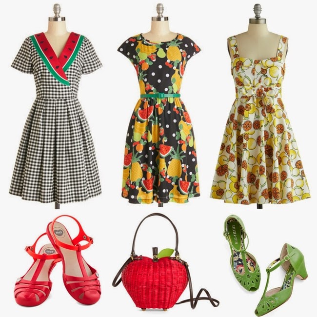 Fruity Fashion, Vintage Style / Va-Voom Vintage | Vintage Fashion, Hair ...