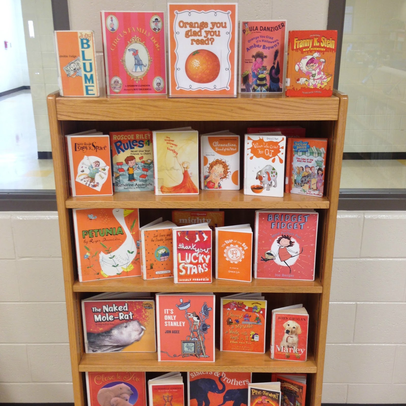 Miss Liberry Teacher: Orange you glad you read?