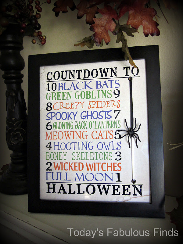 Today's Fabulous Finds: 10 Minute--10 Day Halloween Countdown {A ...