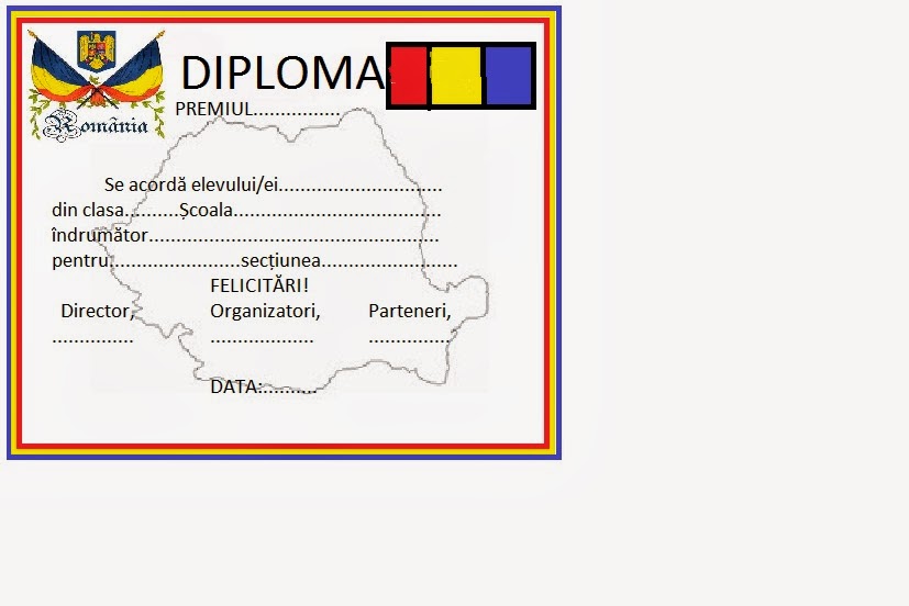 Lumea lui Scolarel...: Diploma 1 Decembrie