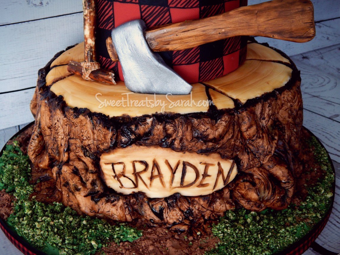 Sweet Treats by Sarah: Lumberjack Birthday Cake!