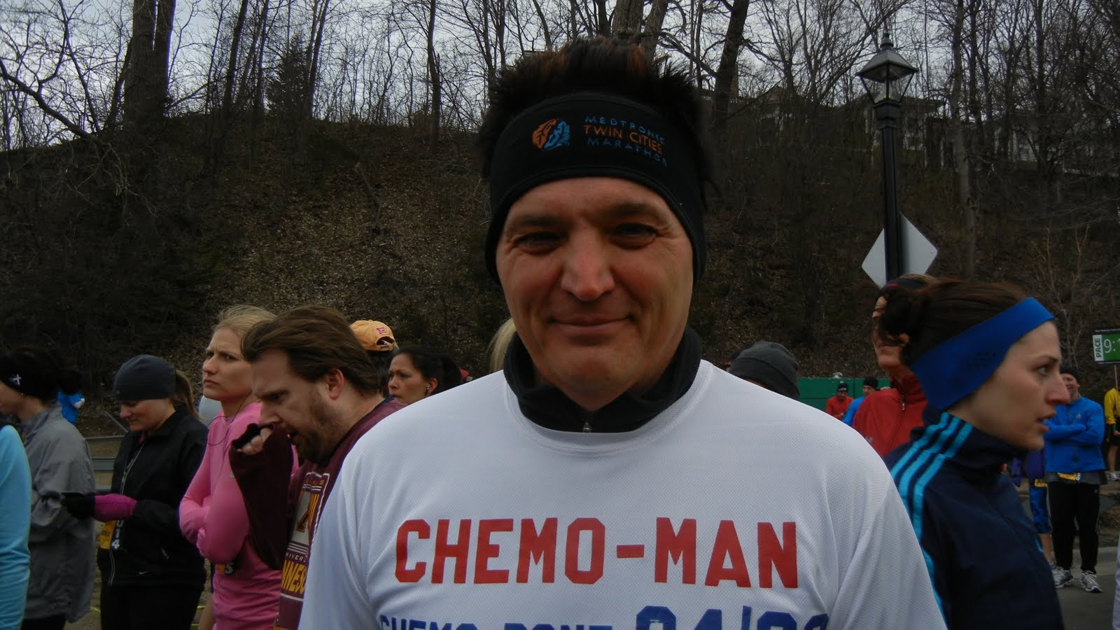 Run Chemo-Man Run: Cold, sleet, snow, heavy winds, and deer hits runner ...