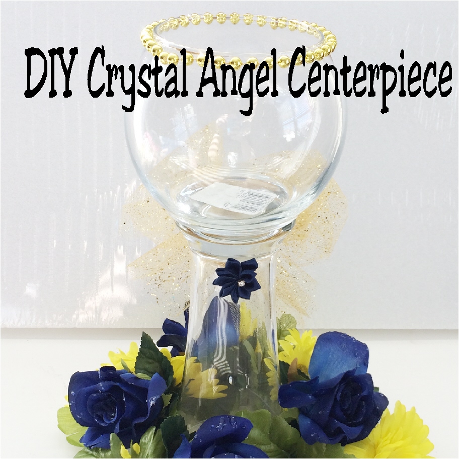 DIY Party Mom: DIY Crystal Angel Centerpiece
