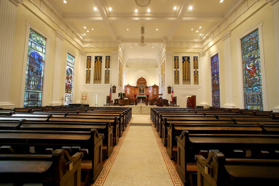 Churches of Mobile, Alabama: Christ Church Cathedral, Mobile, Alabama, USA.