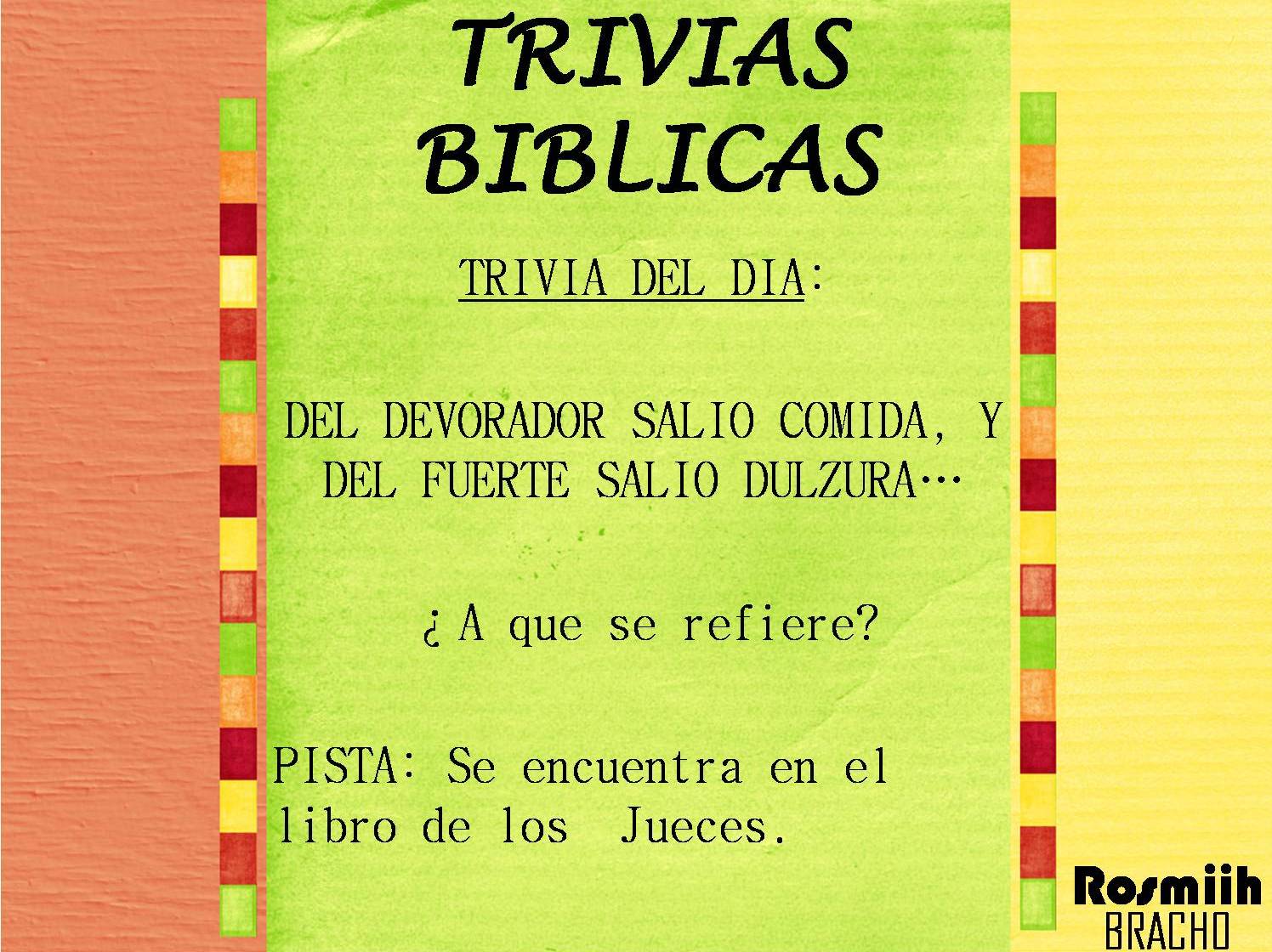 Trivias bíblicas - Imagui