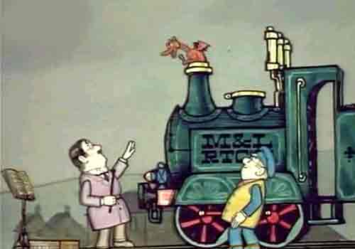 Ivor the Engine Jones the Steam and Welsh dragon Cartoon: Steam train ...