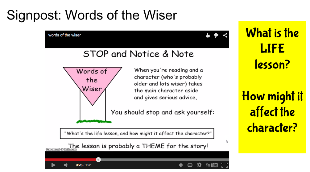 Mr. Buxton 7th Grade RLA: Words of the Wiser