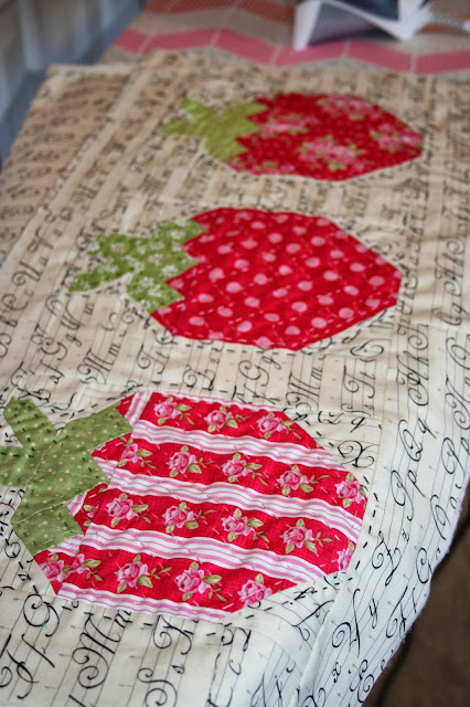 Sewn With Grace: Strawberry Pillow