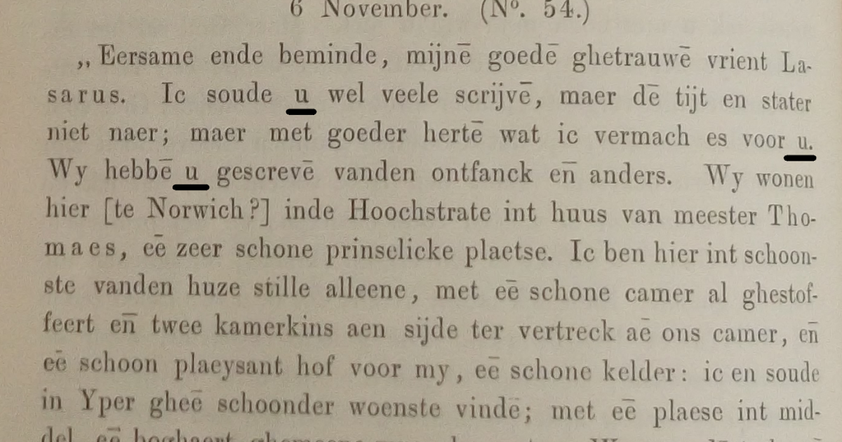 The History of Dutch: Forms of address in Norwich Dutch (of Norwichs ...