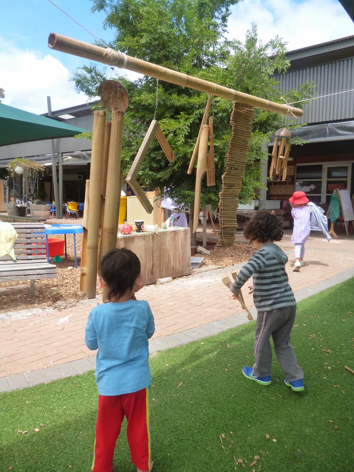 our space: Natural Play Materials.