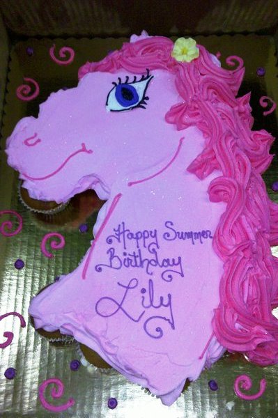 Leslie's Cool Cakes from Stan's Northfield Bakery: Pink Pony Cake