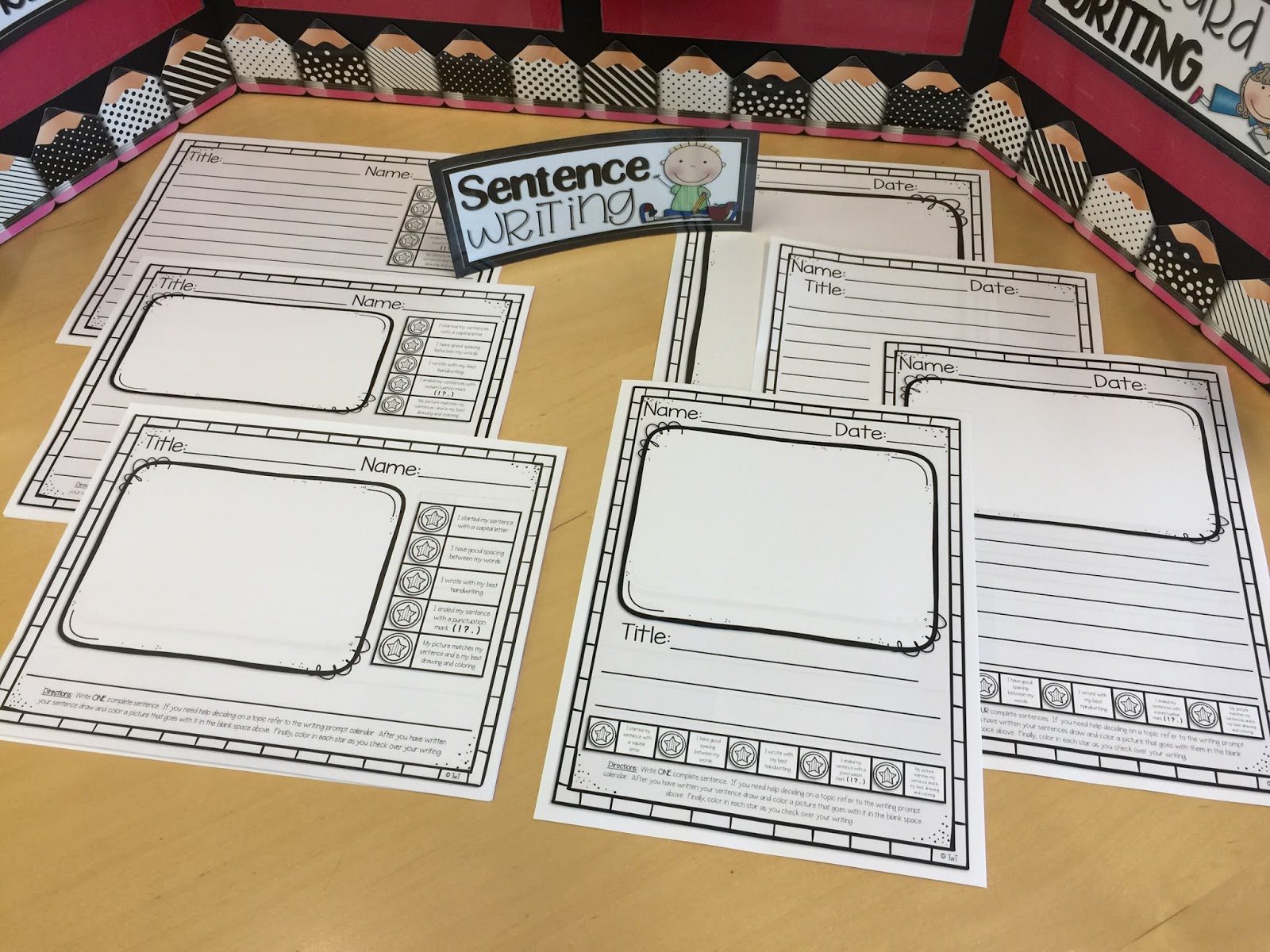 Teaching With Terhune: Writing Center Board with Tons of Activities for ...