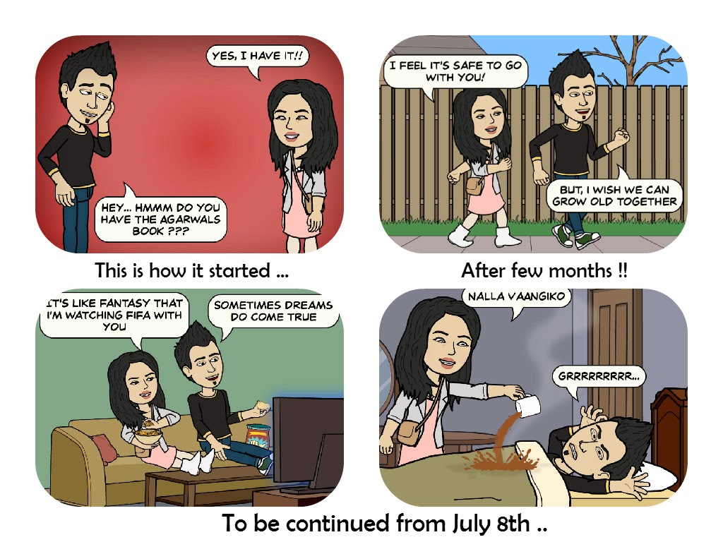 Bitstrips Wedding Card