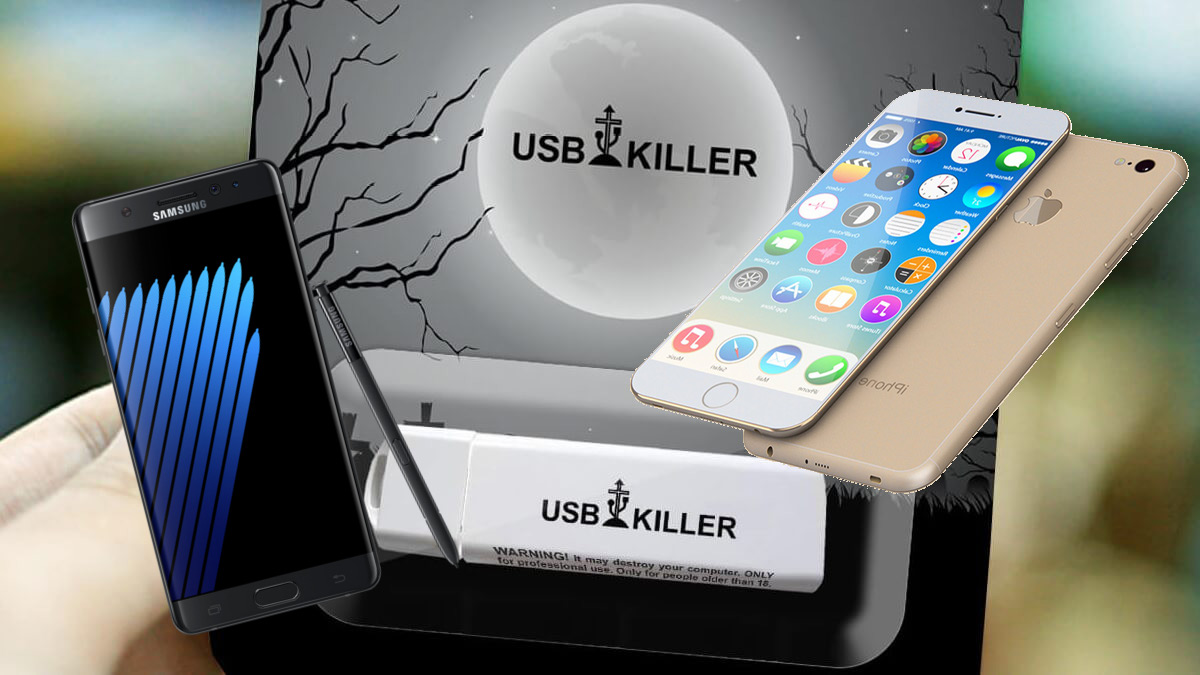 [VIDEO] USB Killer VS iPhone 7 Plus e Note 7: cosa accade? - Tuttoxandroid