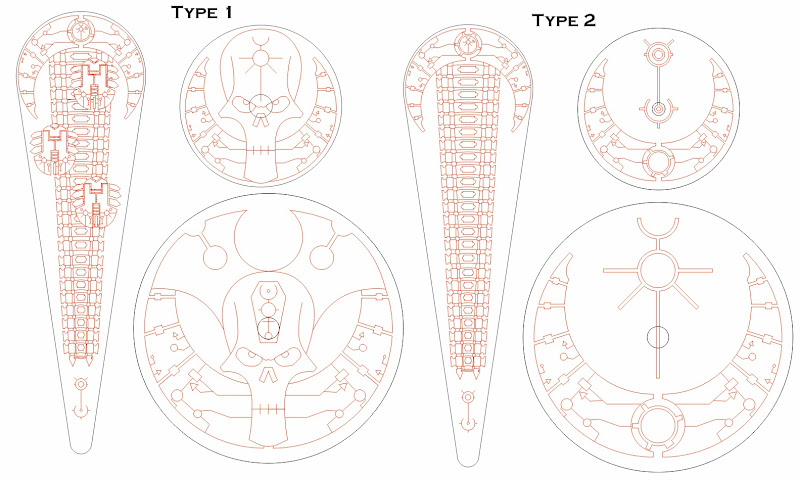 Warhammer 40k & battle: Design ses gabarits