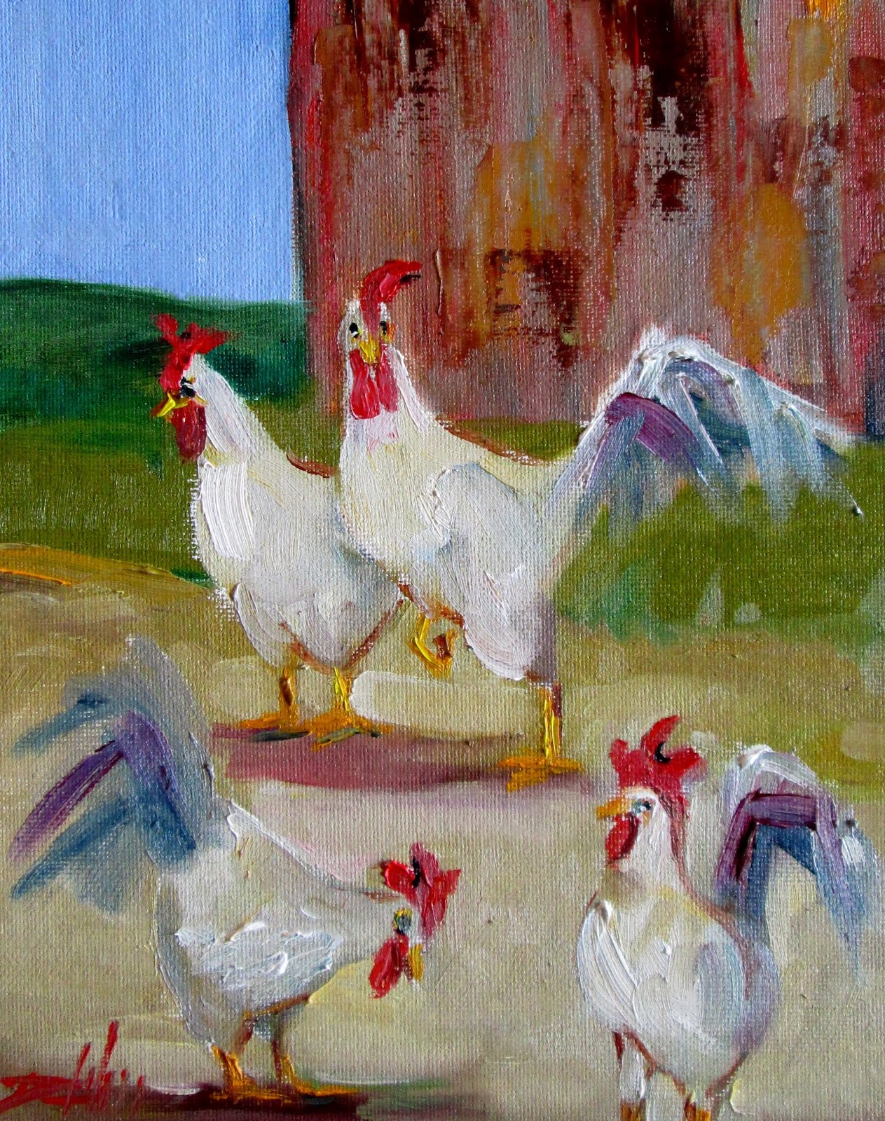 Painting of the Day, Daily Paintings by Delilah: Daily Paintings