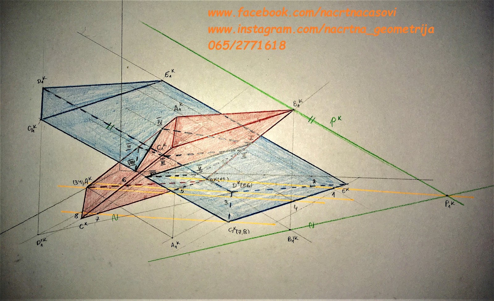 Nacrtna geometrija casovi