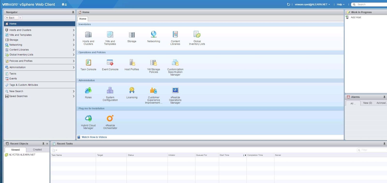 VMware vSphere Web Client navigation - VMWARE ADDICTED