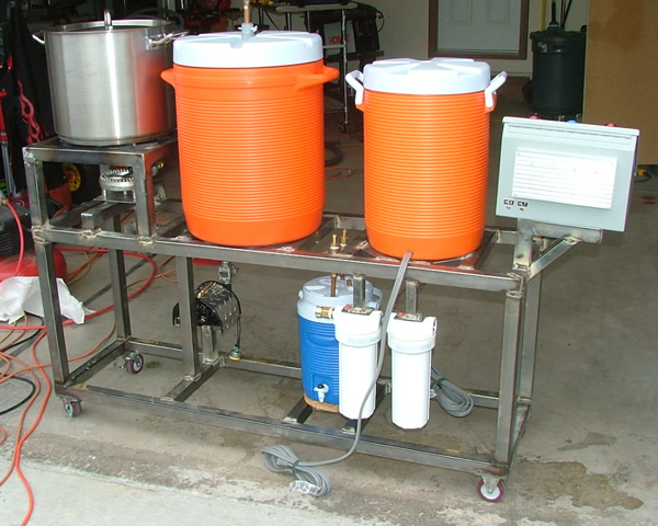 Microbus Brewery: Brew Stand Build