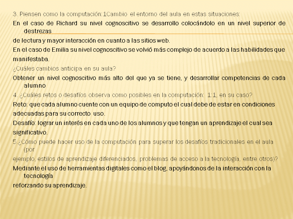 Preescolar II "TICS" Mendez Rivera Andrea Monserrat: PREGUNTAS DE DISCUSIÓN