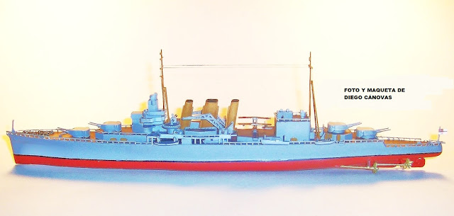 Maquetasdiego: 🛳👉 HMS SUFFOLK (55) | CRUCERO PESADO CLASE COUNTY ...