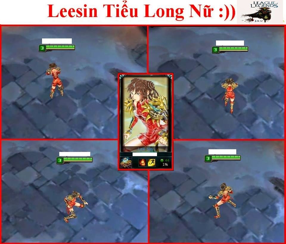 [Mod Skin] Leesin Tiểu Long Nữ |Mod Khung LoL | Mod Skin LoL| Custom ...