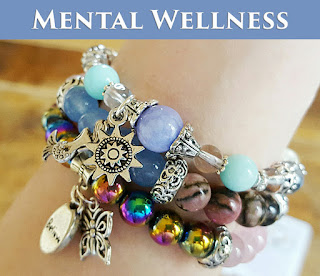 Love Beyond The Moon: Mental Wellness Gemstone Bracelet set of 3 at a ...