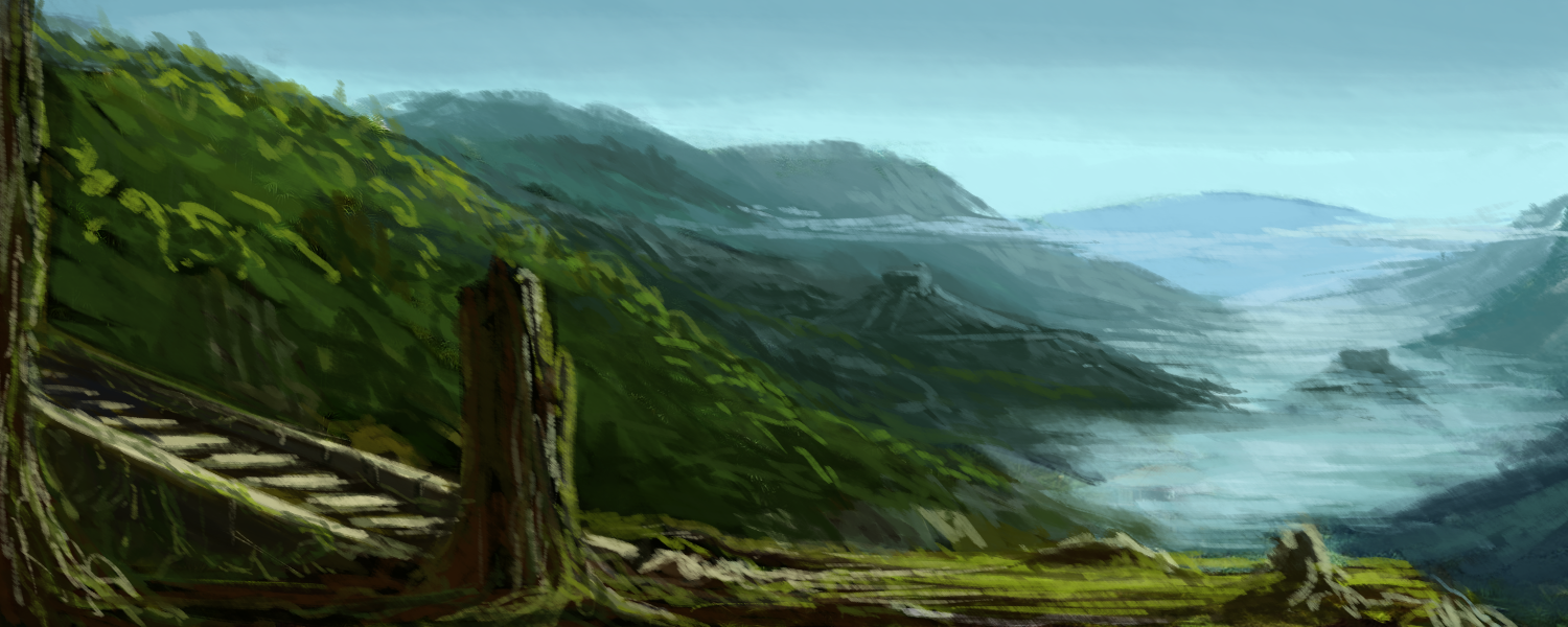 Eupackardia's artworks: Mayan environment