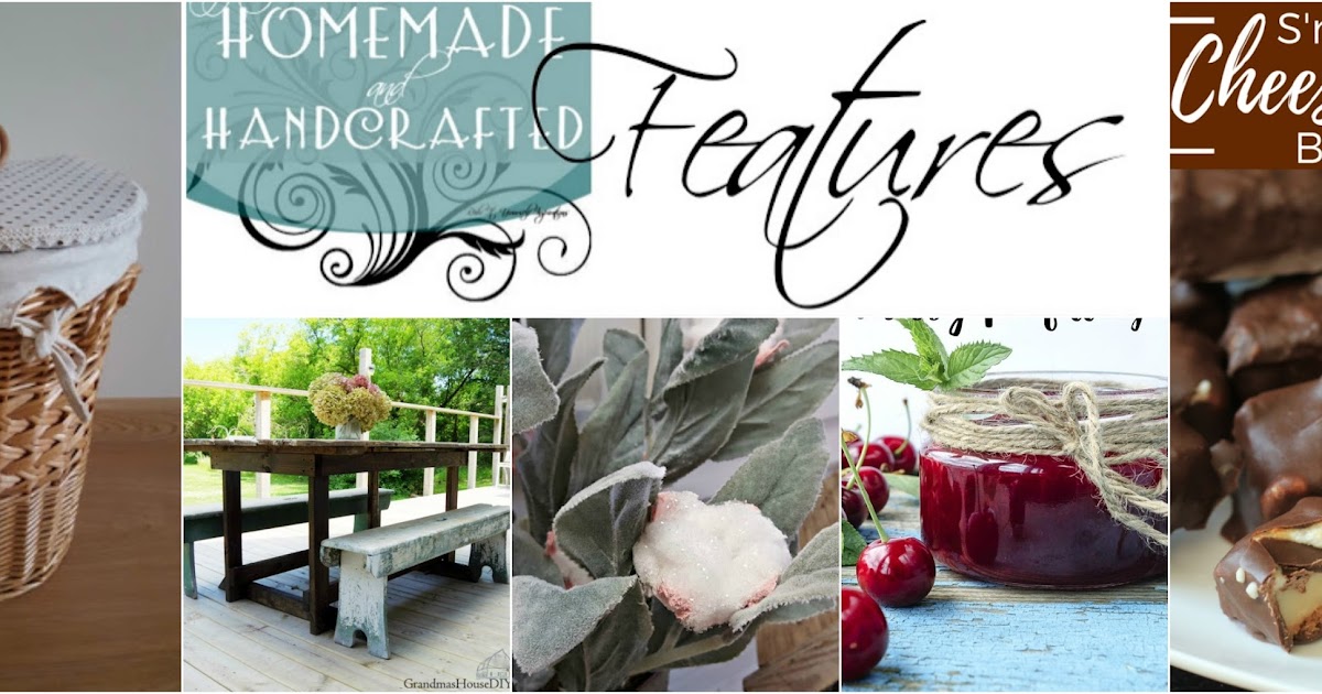 Homemade and Handcrafted No. 85 | Redo It Yourself Inspirations ...