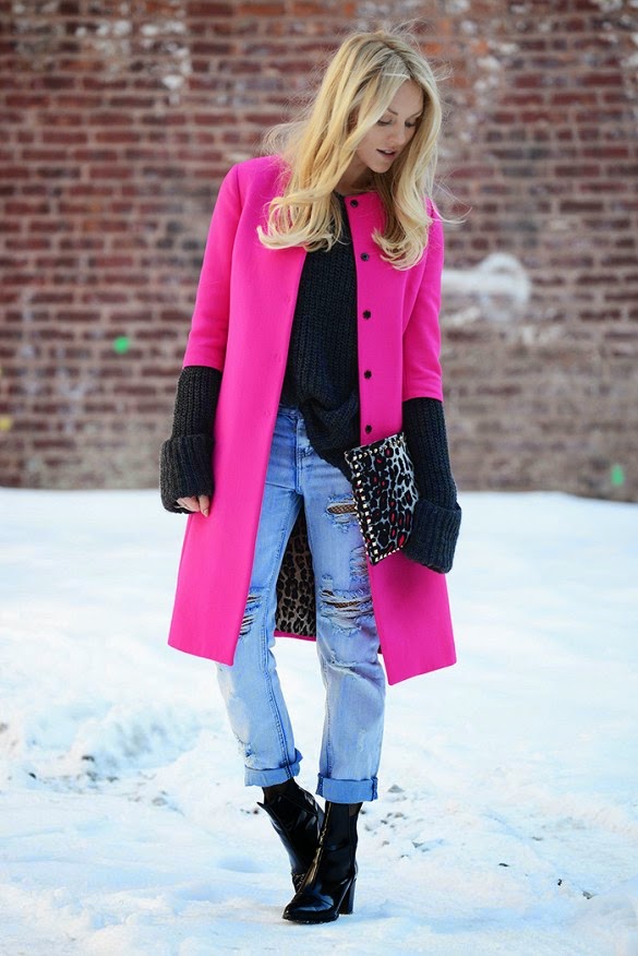 Casaco rosa: desejando já! - Garotas Modernas