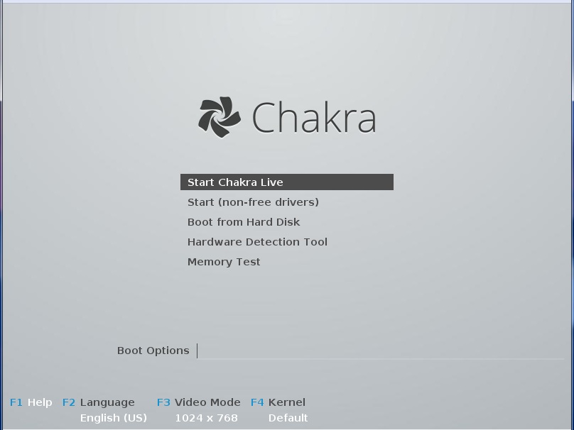 Chakra Linux 安裝教學