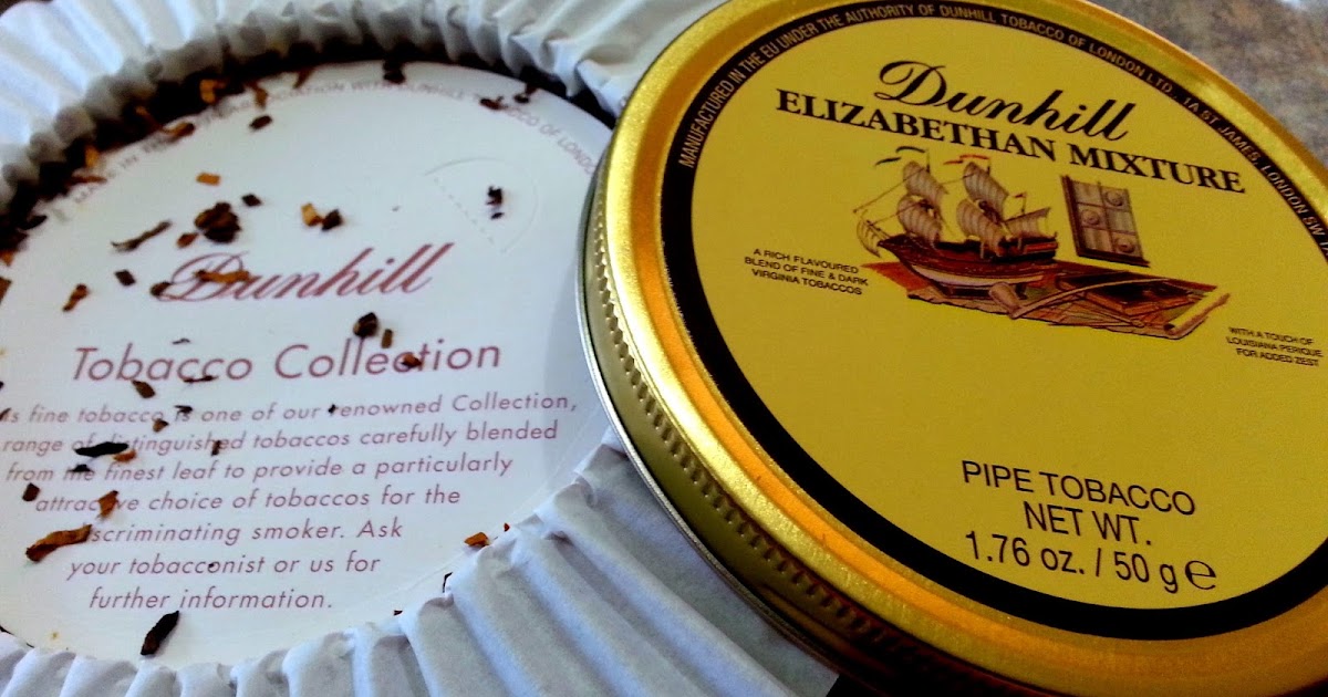 Sabor de Tabaco: Tabaco Dunhill Elizabethan Mixture - abrindo a lata!