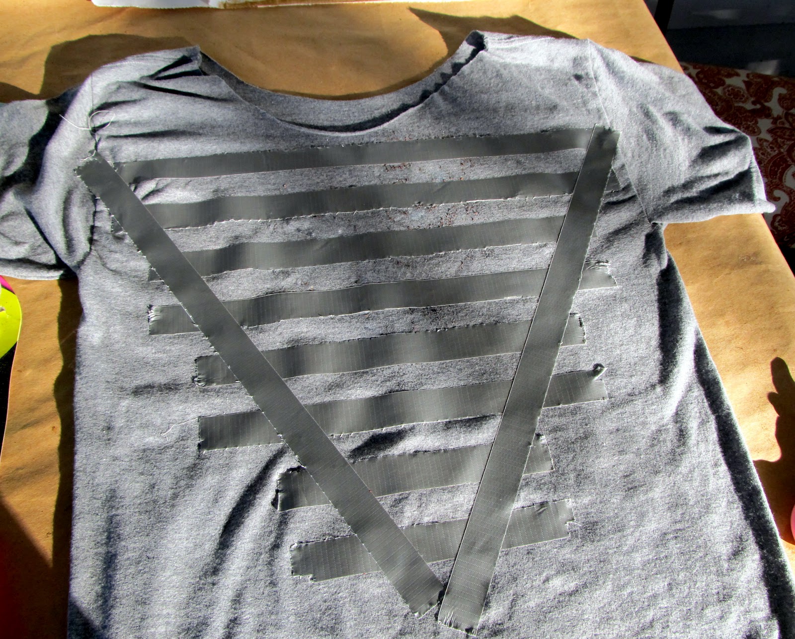 WobiSobi: Triangle, Stripe Shirt. DIY