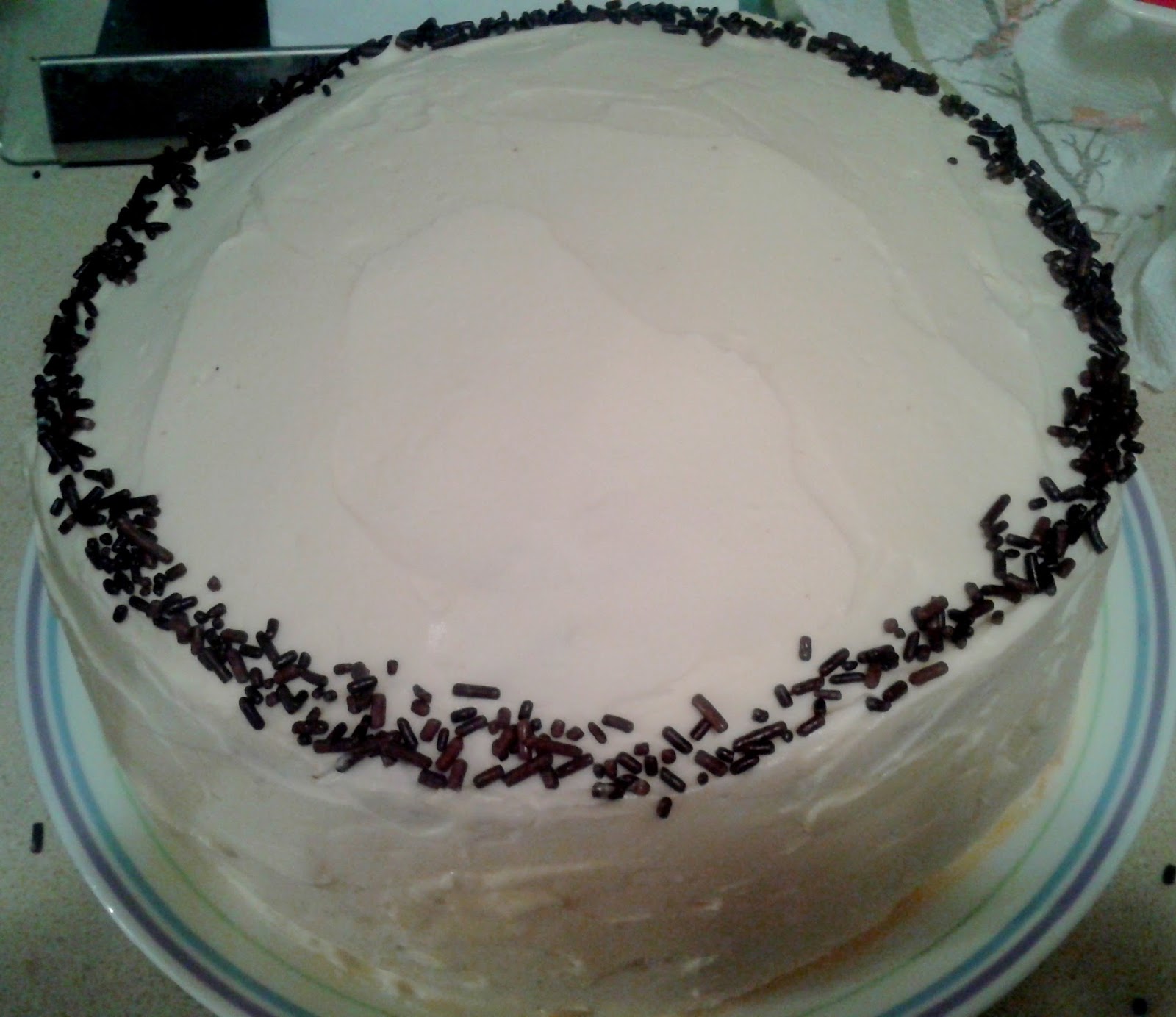 The Baking Chemist: Easy Dark Chocolate - Ice Cream cake