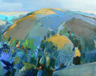 malcolm ashman: new landscapes at Brian Sinfield Gallery in the Cotswolds