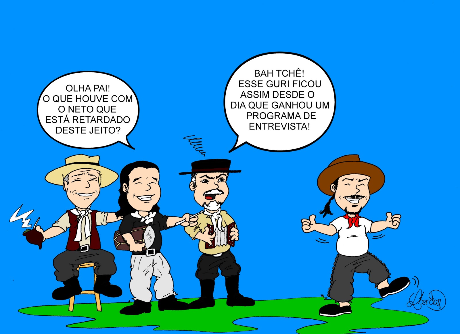 Cartoons Oberdan: Neto Fagundes!