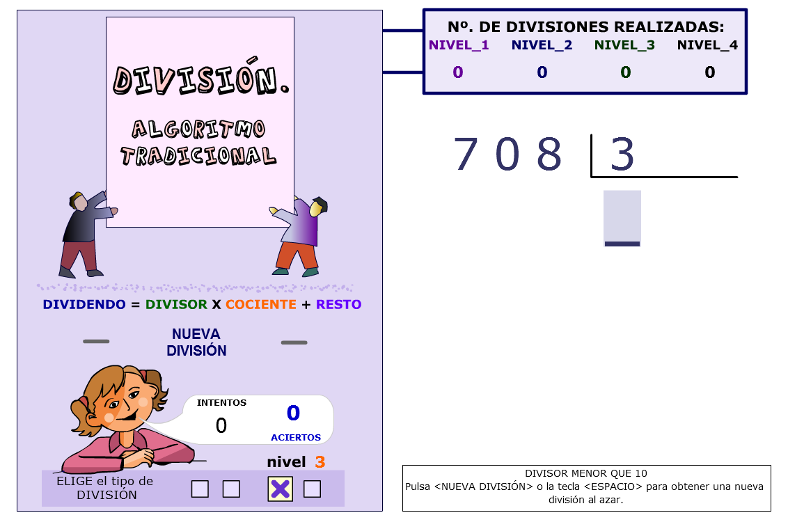 ejidoedu: Matemáticas: de todo un poco... Vamos a practicar con la división