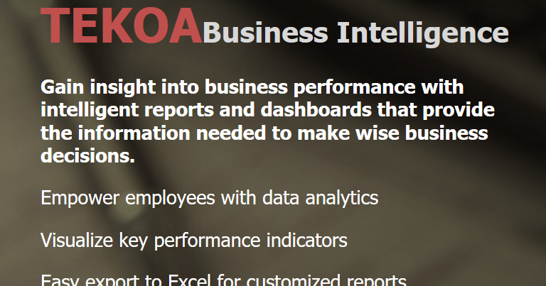 Tekoa Software Enterprise Cloud