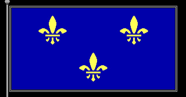 Old French Flag In 1500s