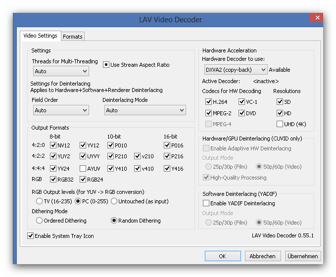 Tecs 4 U: Windows 8, 8.1 und Windows 10 - Mpeg 2 Codec fehlt- Update