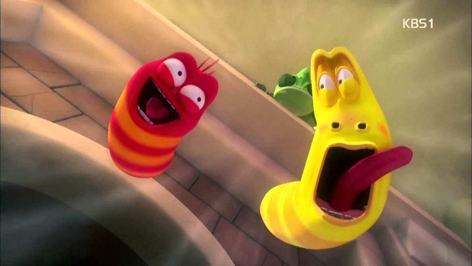 Gambar Kartun Larva Merah | Sobponsel