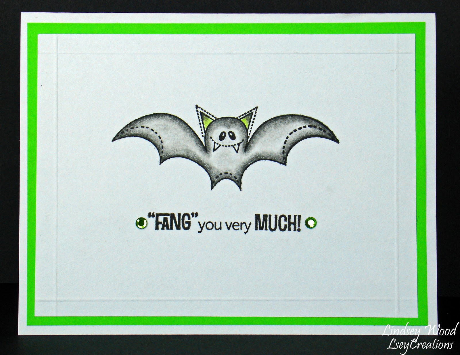 Lsey Card Creations: "Fang" You Very Much